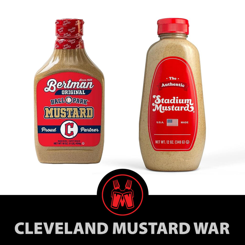 Cleveland Mustard Brands: Stadium Mustard vs Bertman